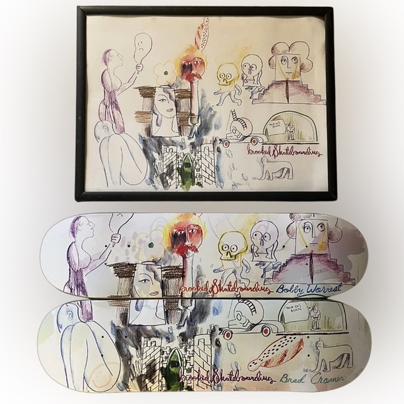 Krooked | Other | Krooked Diptych Skateboards With Limited Mark ...